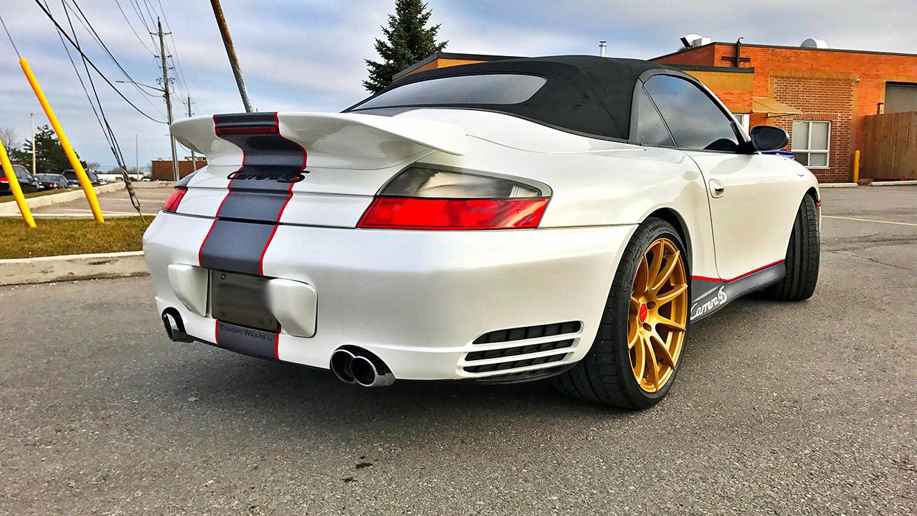 Porsche 996 - 911 Pearl White - Concept Wraps