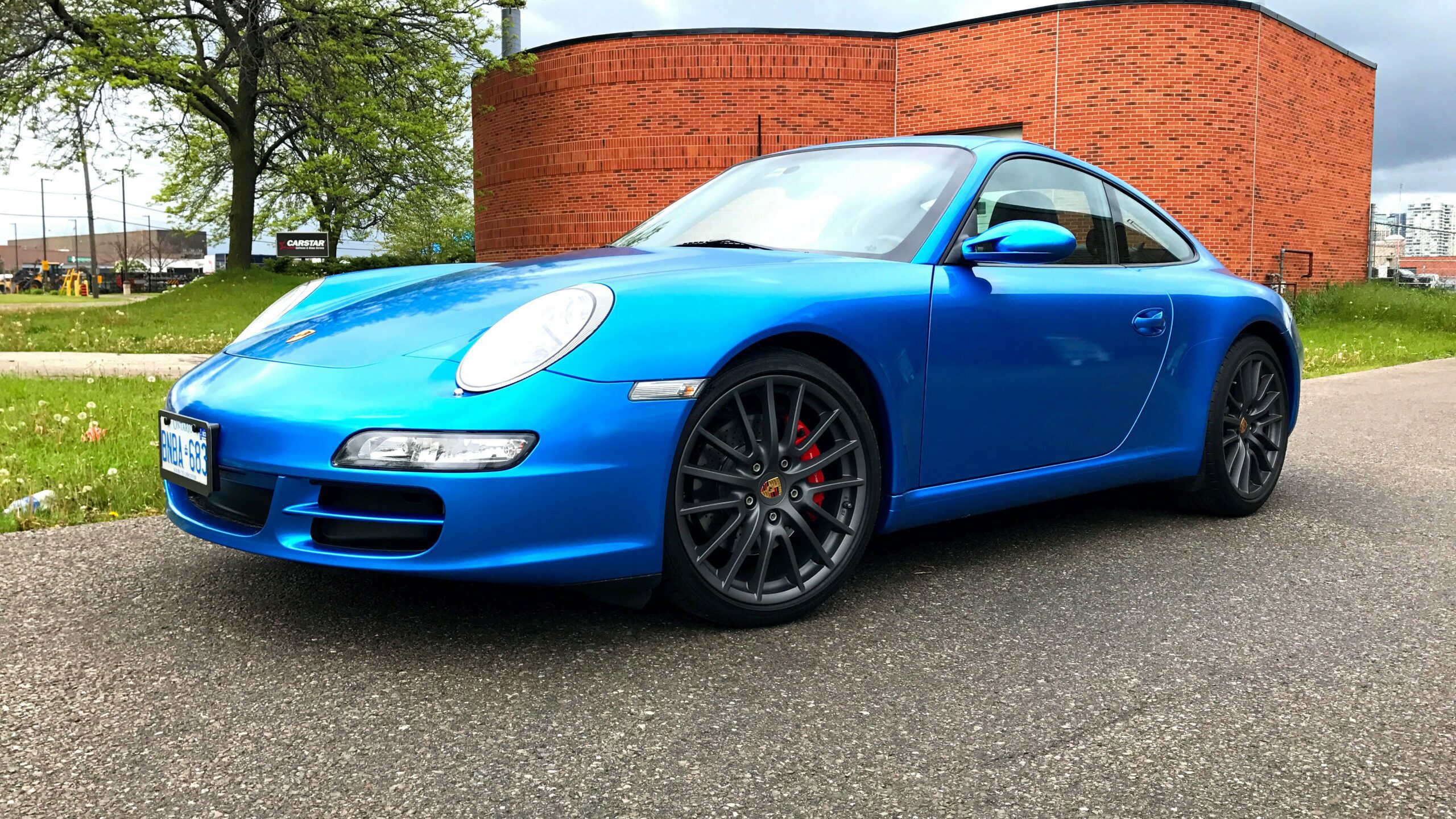 Porsche 997 - 911 Bright Blue Metallic - Concept Wraps