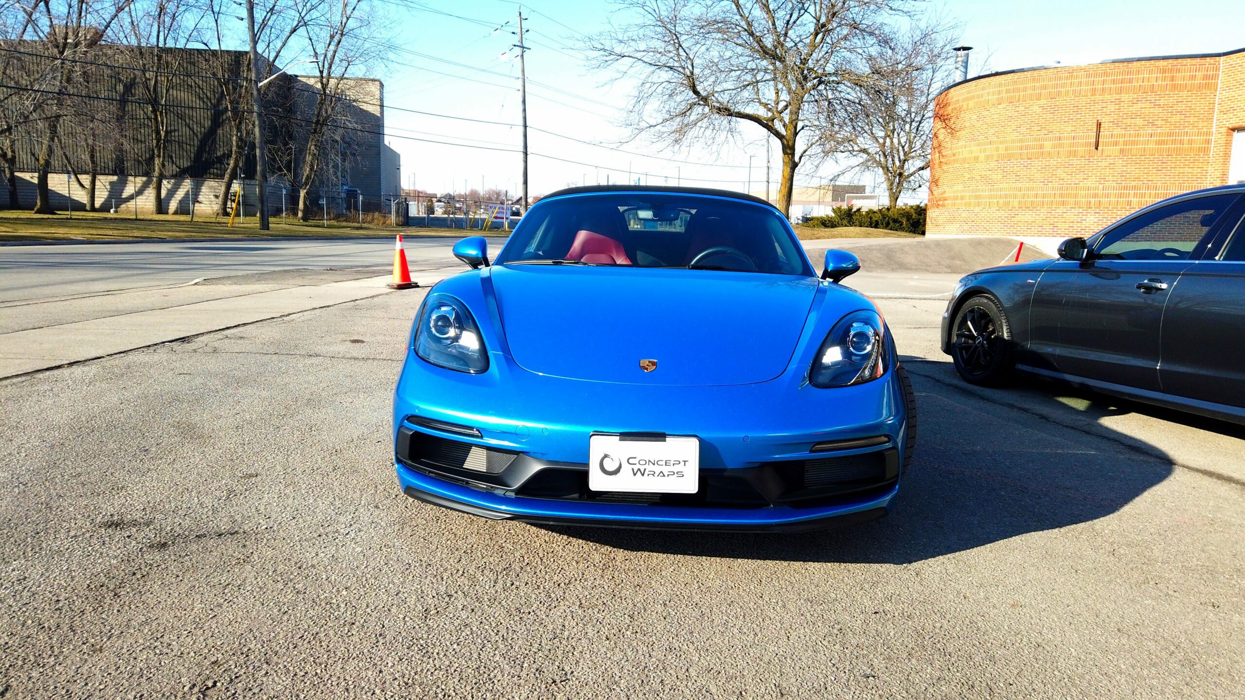 Porsche Boxster 718 GTS Metallic Blue - Concept Wraps