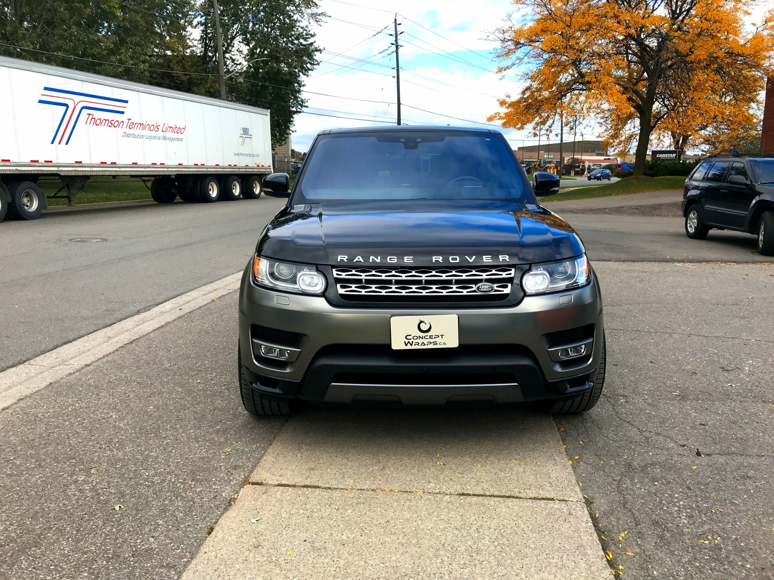 Range Rover Sport Satin Black Chrome - Concept Wraps
