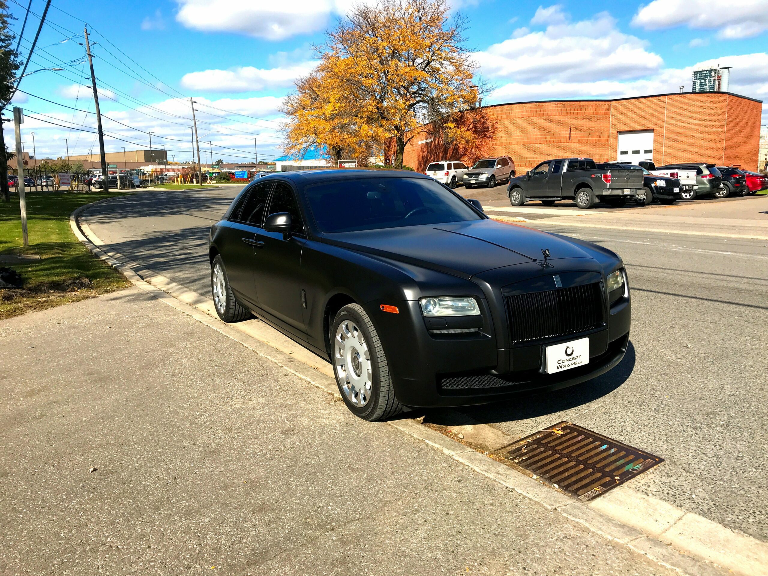 Rolls Royce Wraith Matte Phantom Black - Concept Wraps