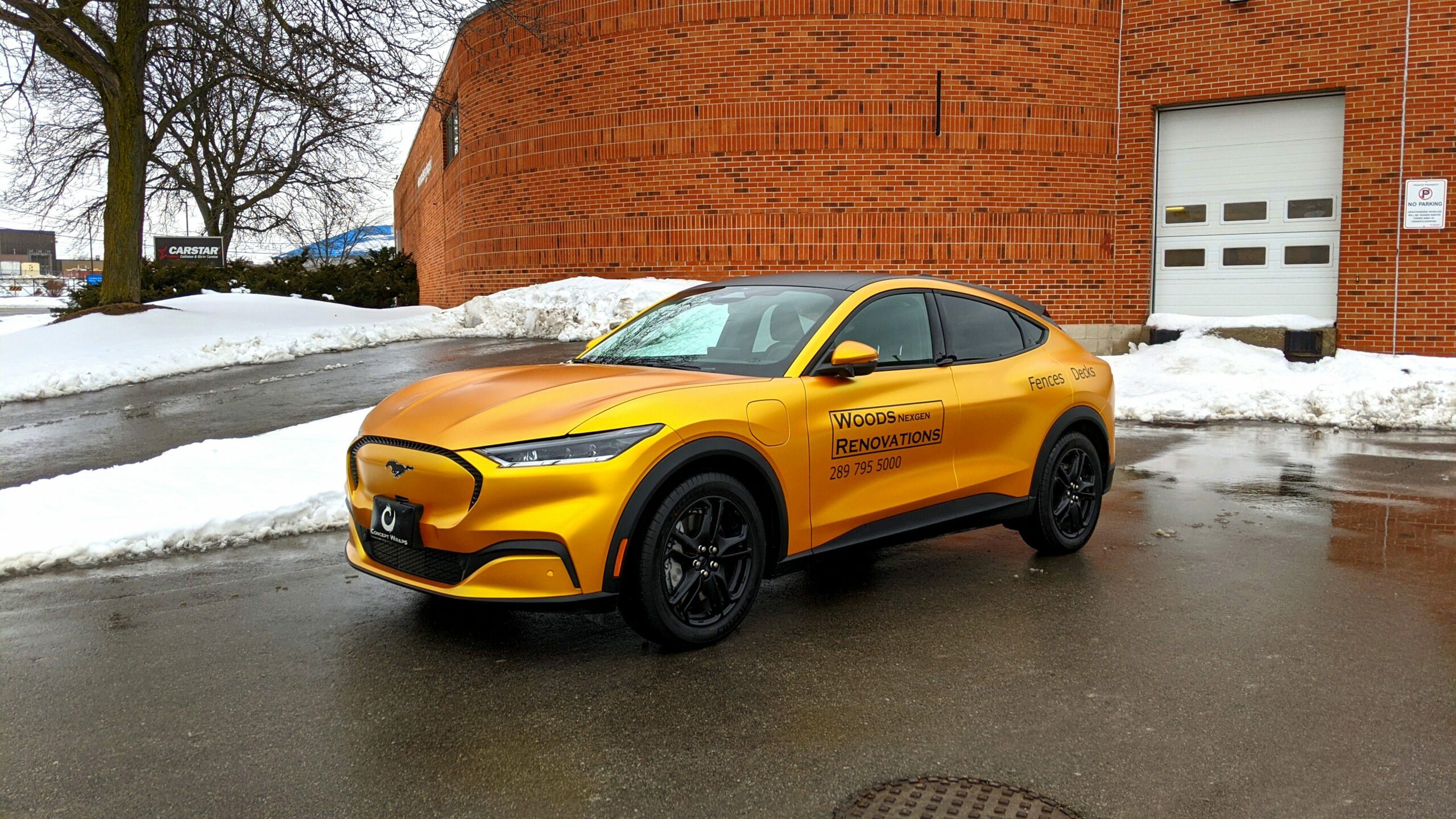 Tesla Model 3 Fiery Orange - Concept Wraps