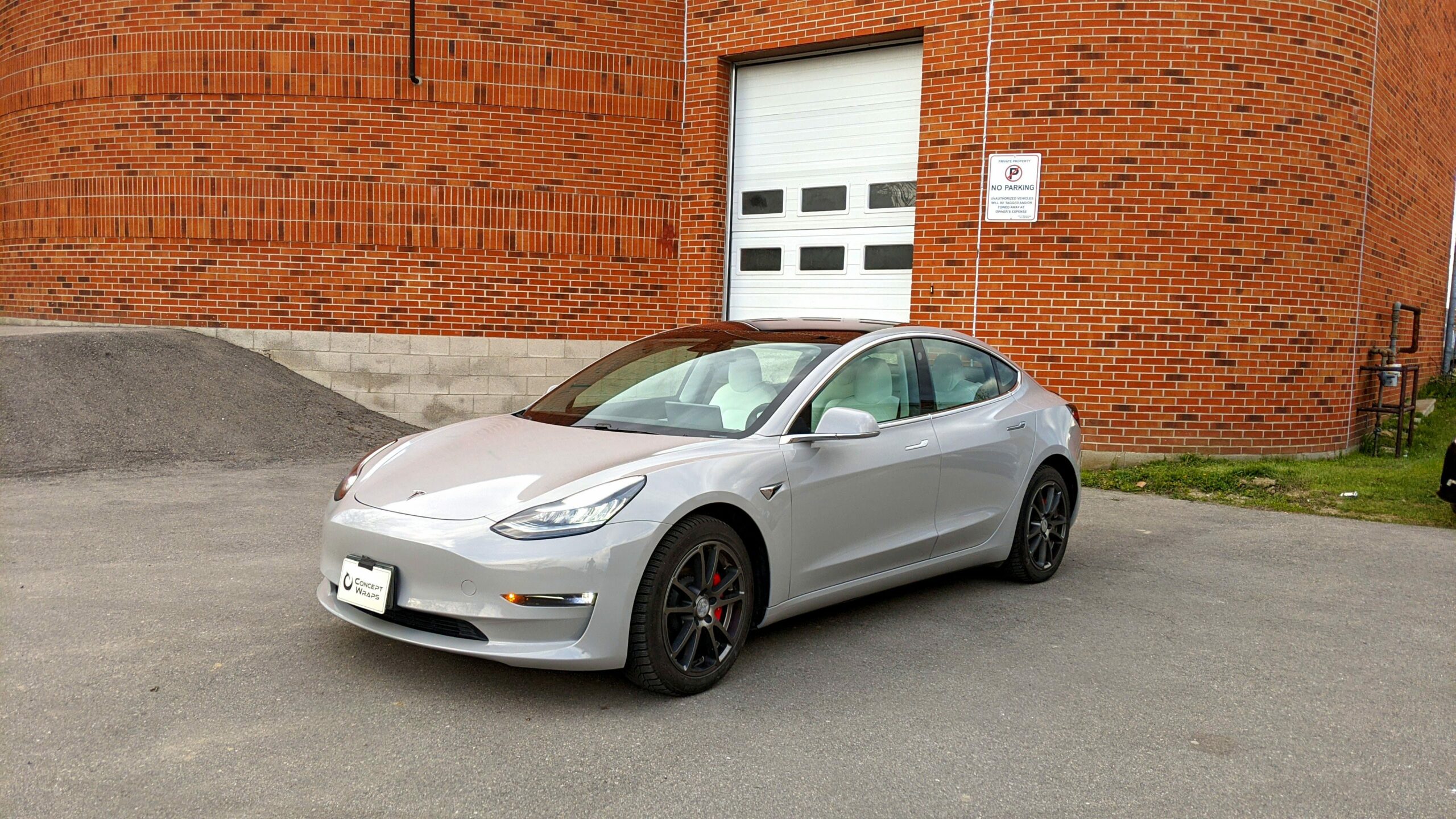 Tesla Model 3 Kpmf Chalk White - Concept Wraps