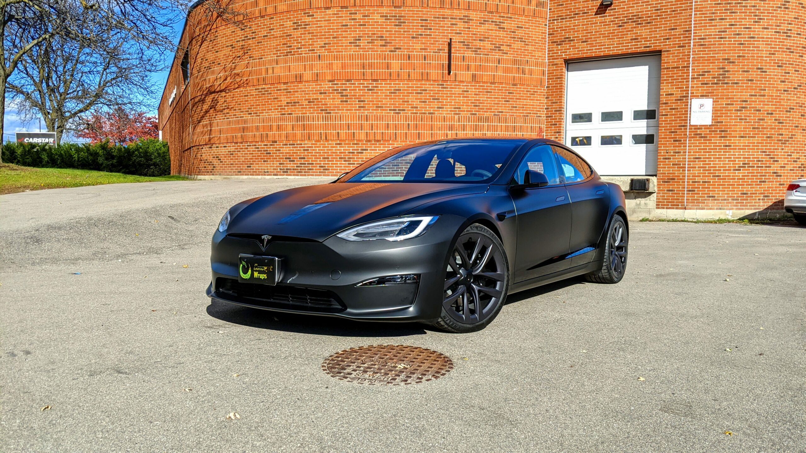 Tesla Model S Plaid Phantom Black - Concept Wraps
