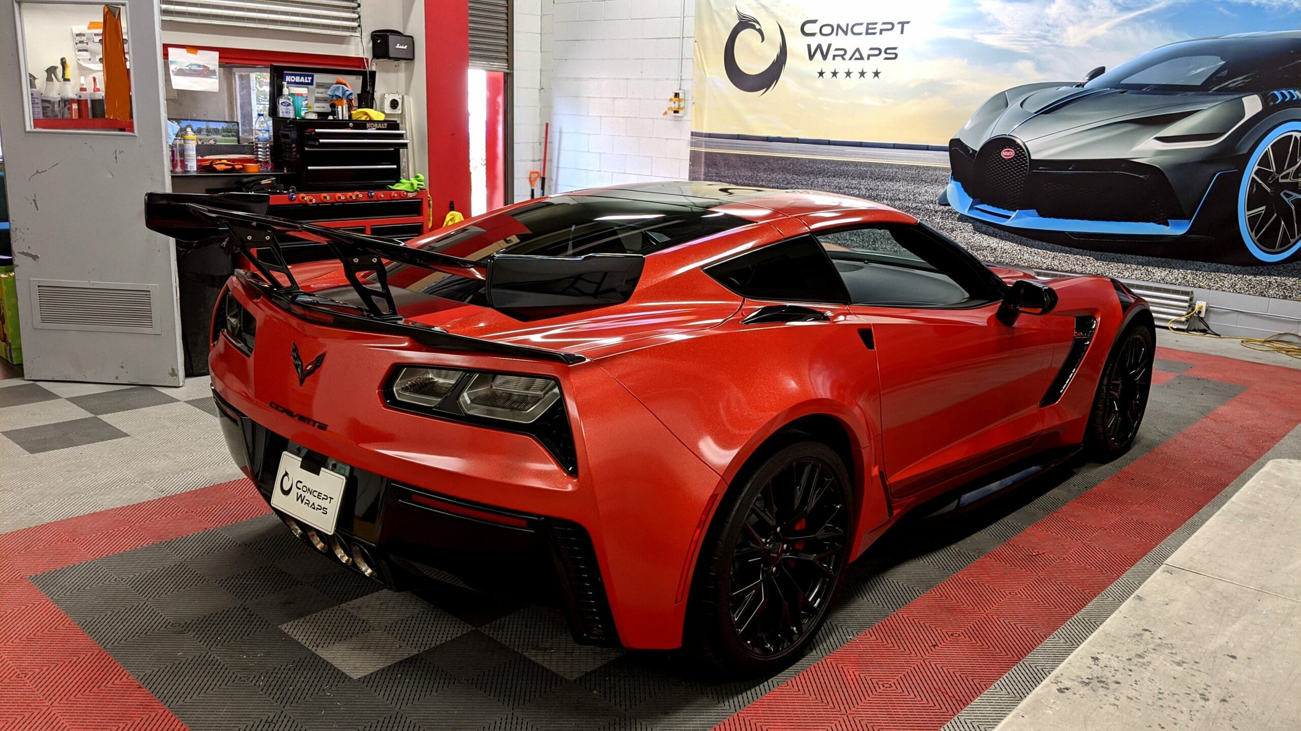 Tesla Model X Red Ppf - Concept Wraps