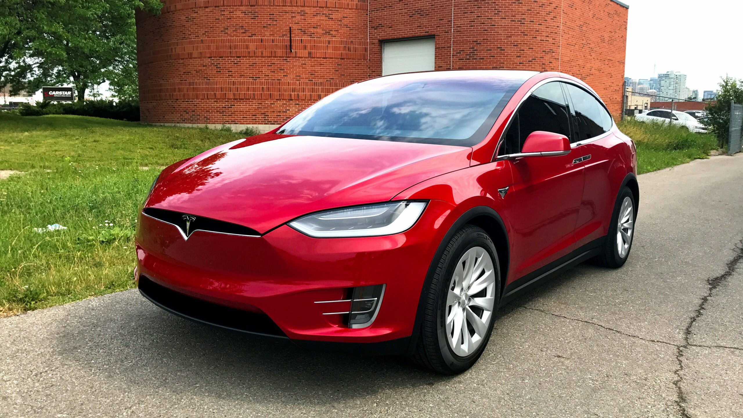 Tesla Model X Red Ppf - Concept Wraps