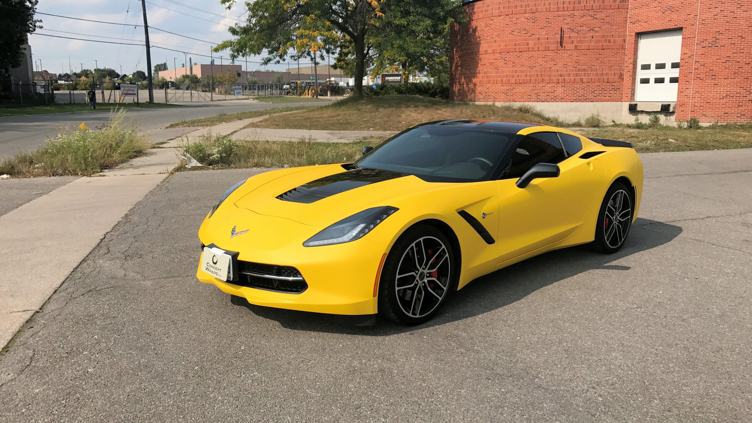Tesla Model Y Energetic Yellow - Concept Wraps