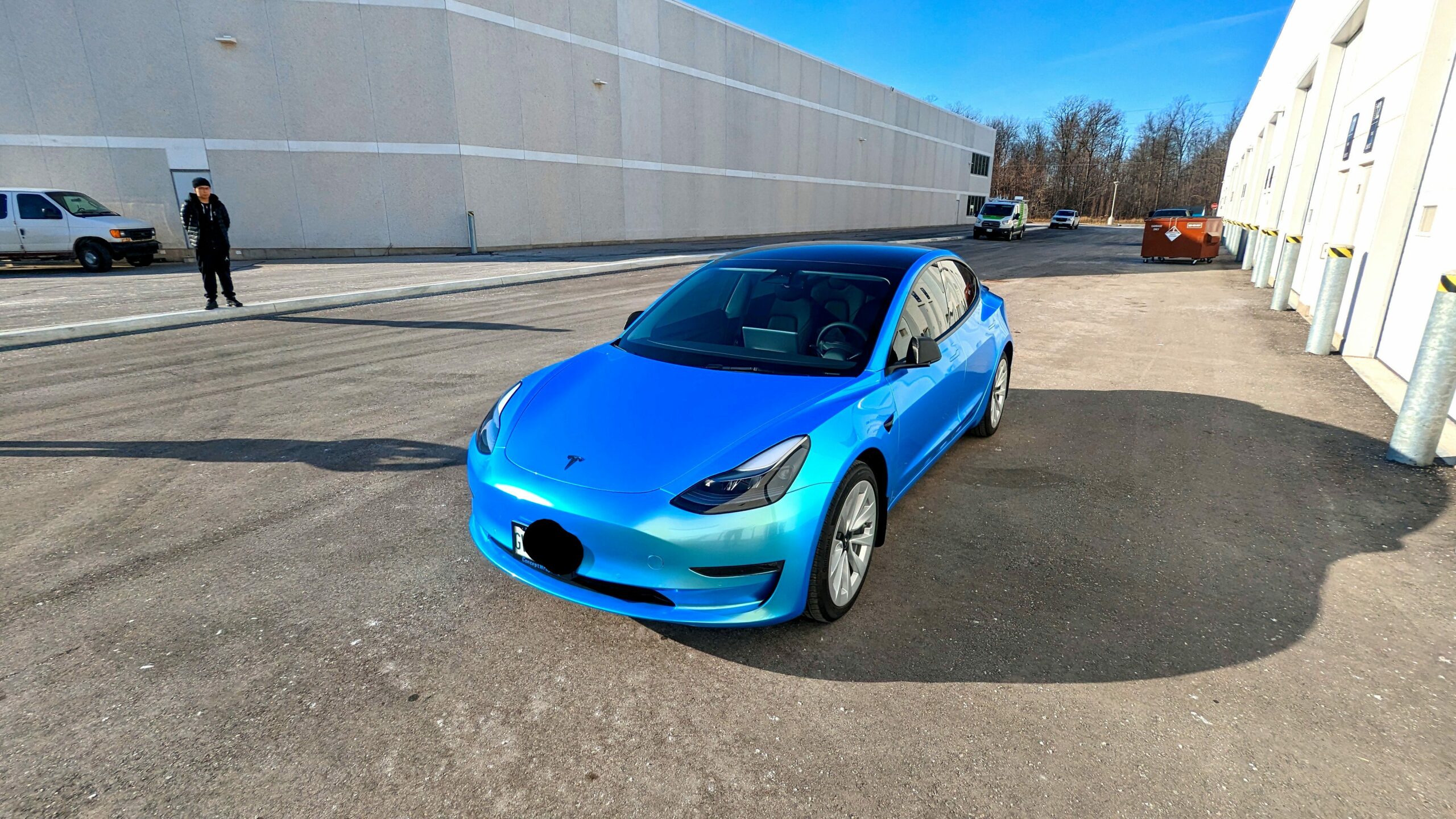 Tesla Model Y Green Blue Iridescent - Concept Wraps