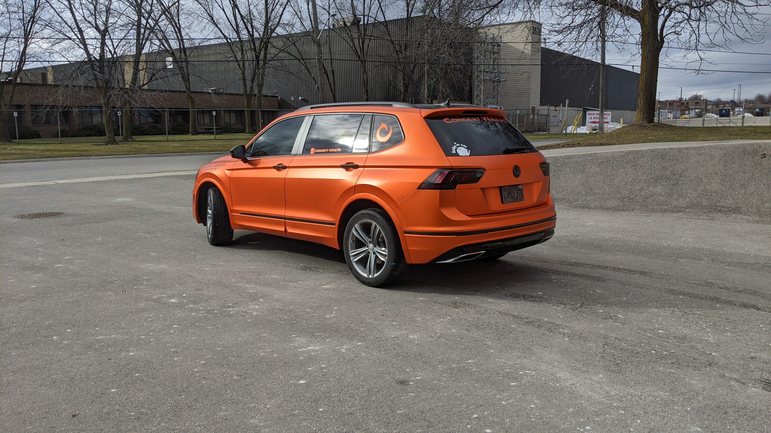 Volkswagen Tiguan Satin Wild Orange - Concept Wraps