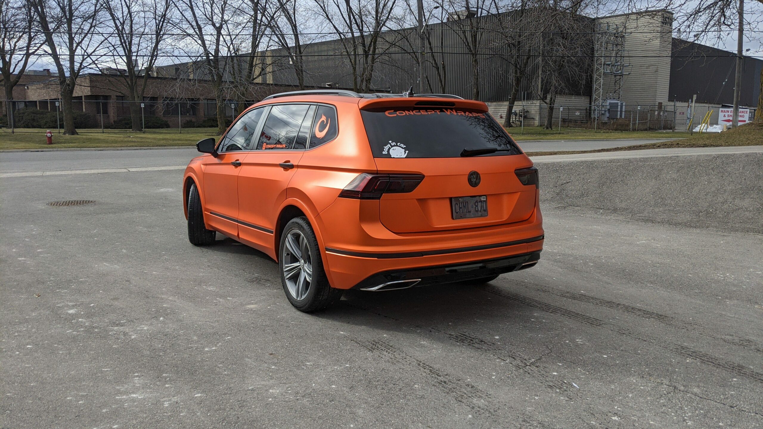 Volkswagen Tiguan Satin Wild Orange - Concept Wraps