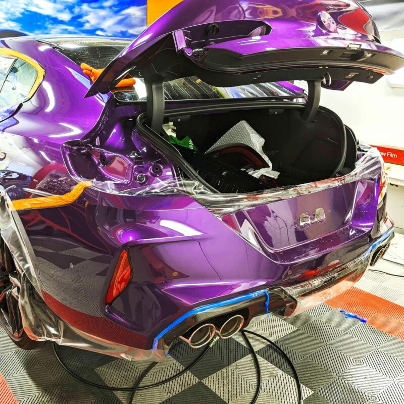 BMW M8 Competition Midnight Purple - Concept Wraps