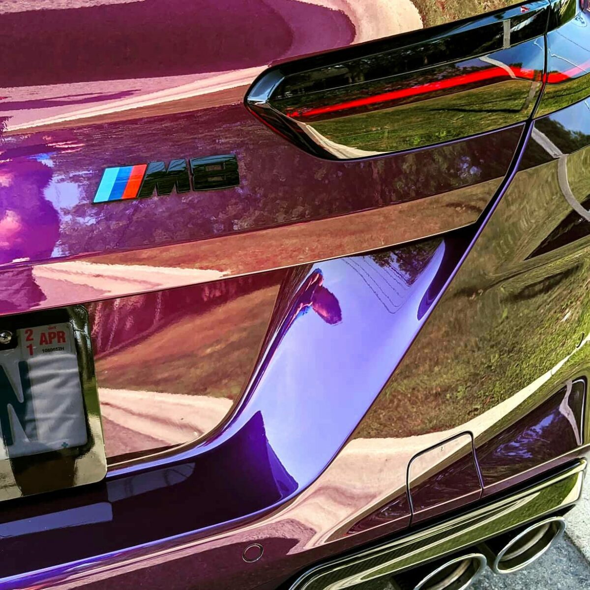 BMW M8 Competition Midnight Purple - Concept Wraps
