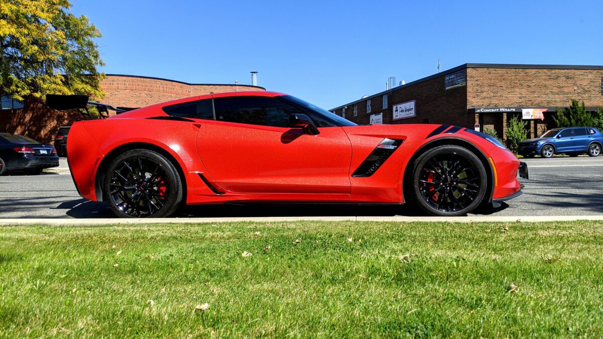 Corvette C7 Diamond Red - Concept Wraps