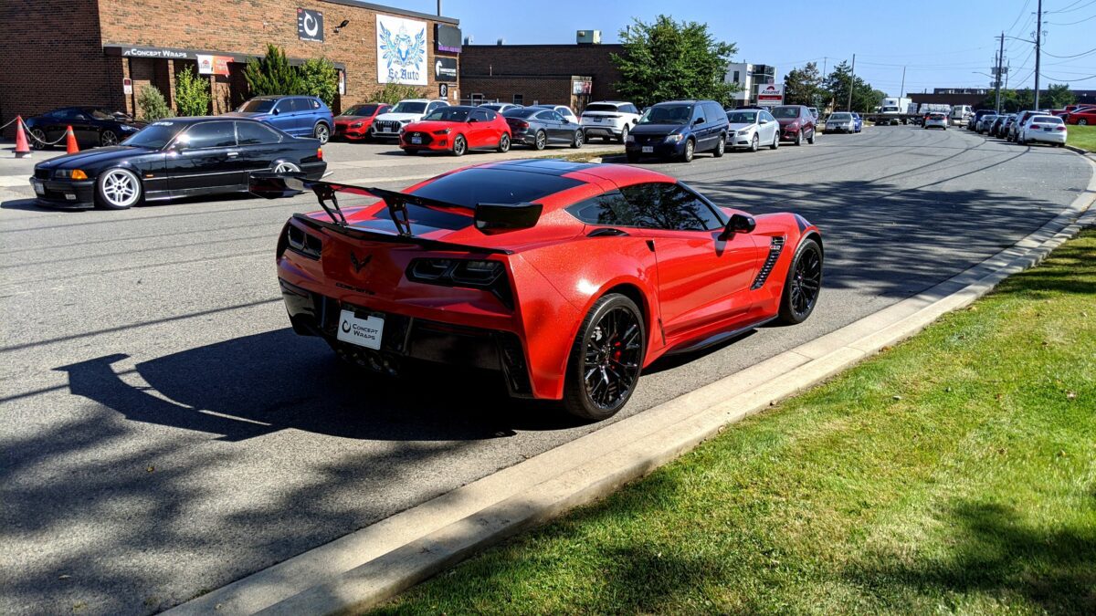 Corvette C7 Diamond Red - Concept Wraps