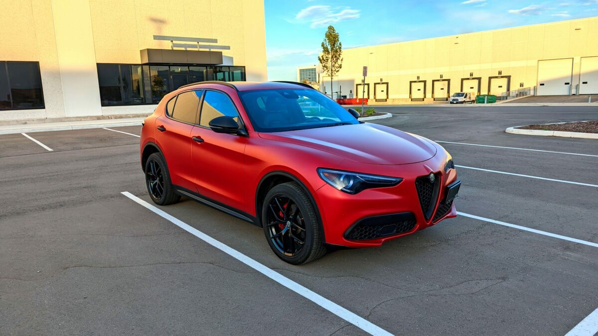Alfa Romeo Stelvio Matte Iced Red Titanium - Concept Wraps