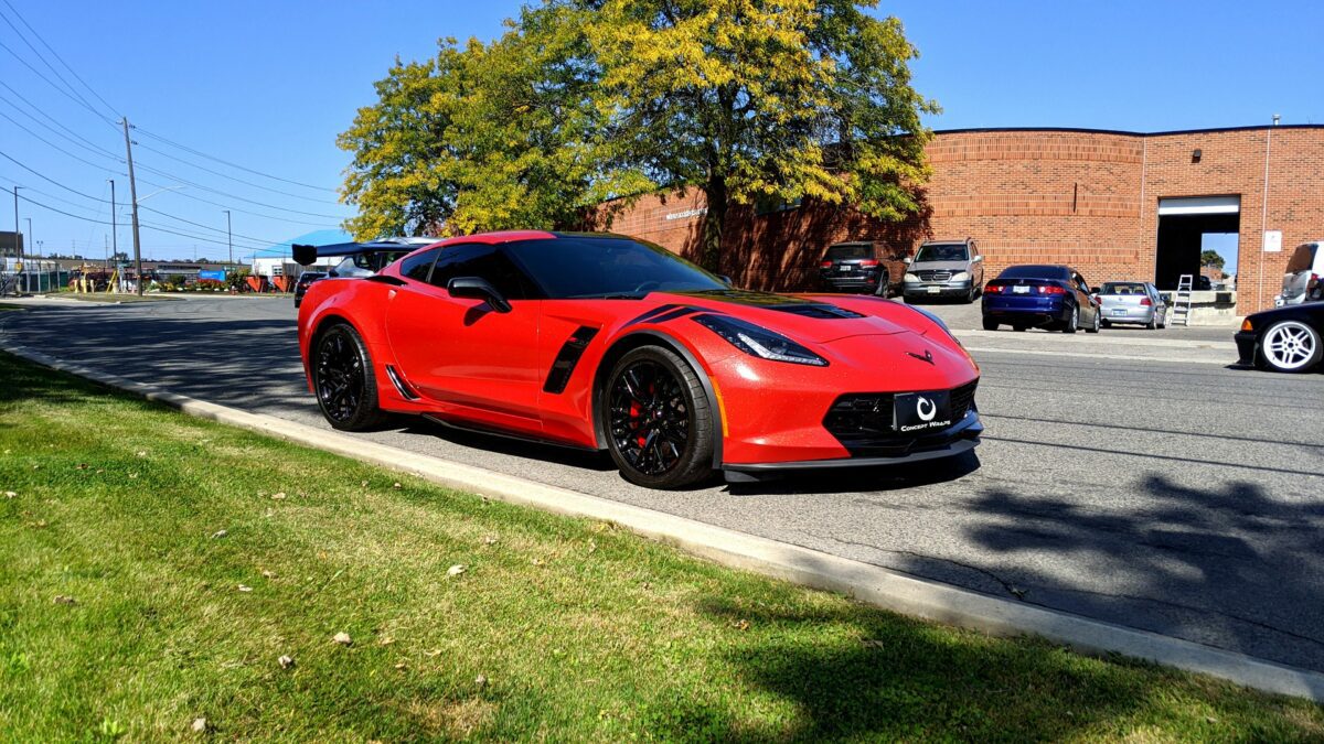Corvette C7 Diamond Red - Concept Wraps