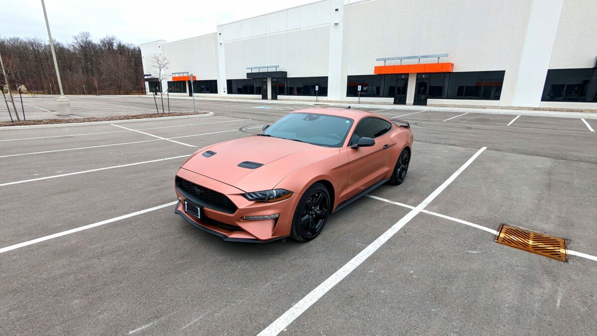 Ford Mustang Satin Rose Gold - Concept Wraps