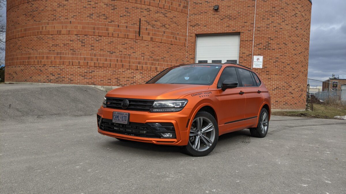 Volkswagen Tiguan Satin Wild Orange - Concept Wraps