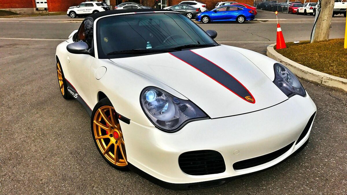 Porsche 996 - 911 Pearl White - Concept Wraps