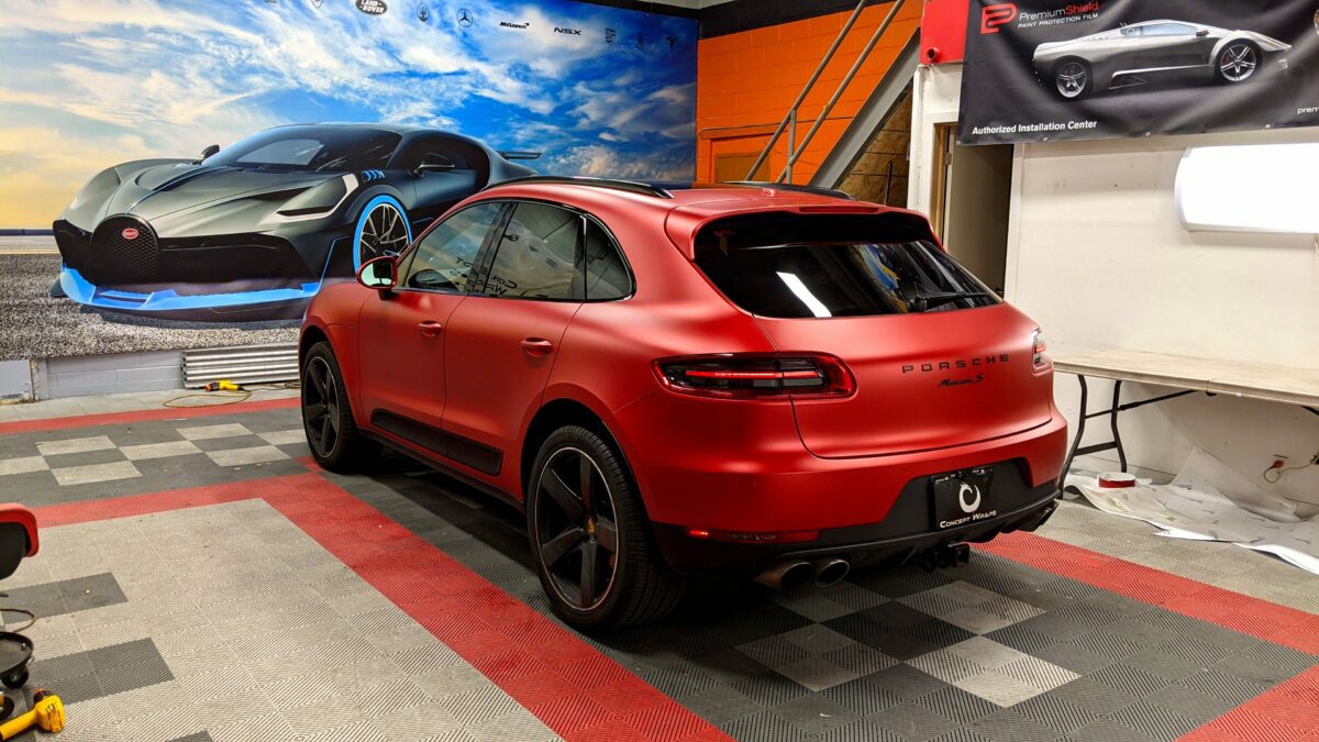 Porsche Macan GTS Iced Red Titanium - Concept Wraps