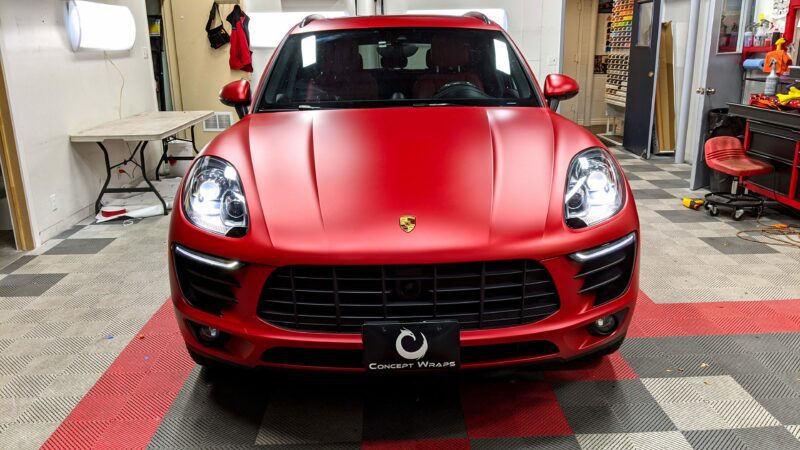 Porsche Macan GTS Iced Red Titanium - Concept Wraps