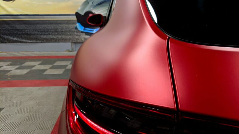 Porsche Macan GTS Iced Red Titanium - Concept Wraps