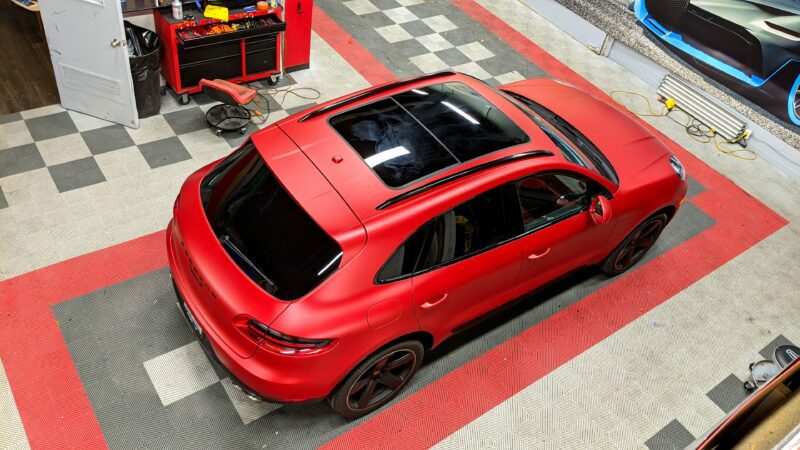 Porsche Macan GTS Iced Red Titanium - Concept Wraps