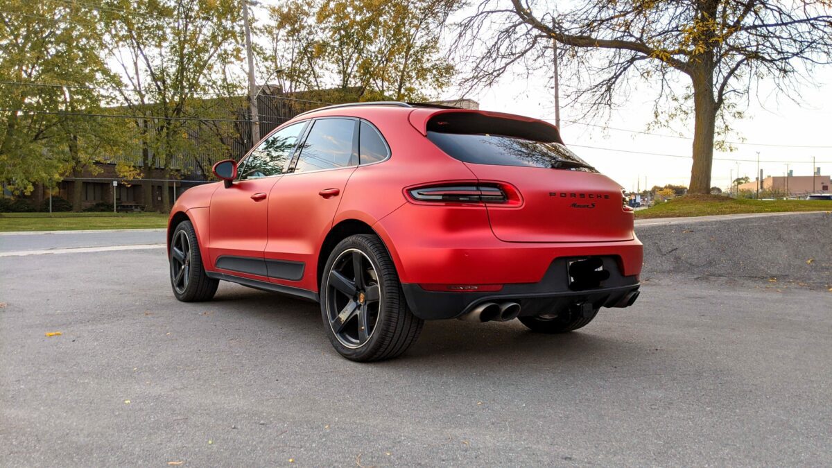 Porsche Macan GTS Iced Red Titanium - Concept Wraps