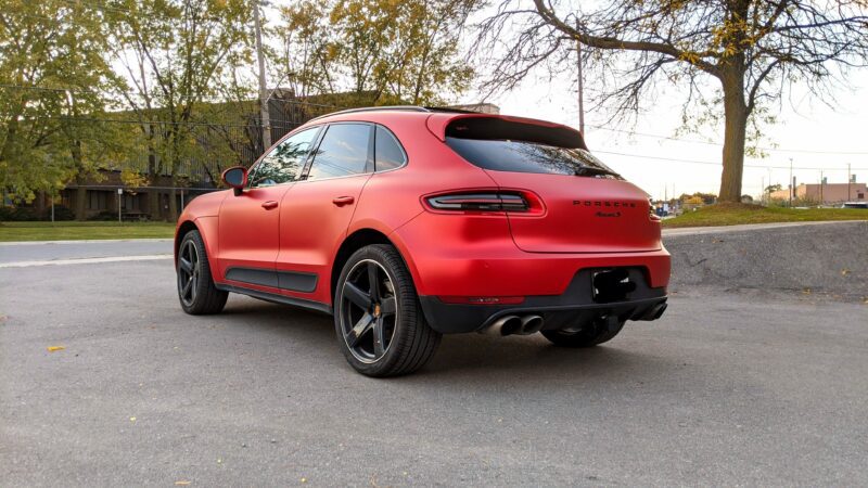 Porsche Macan GTS Iced Red Titanium - Concept Wraps