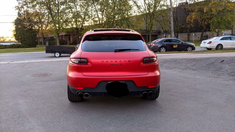 Porsche Macan GTS Iced Red Titanium - Concept Wraps