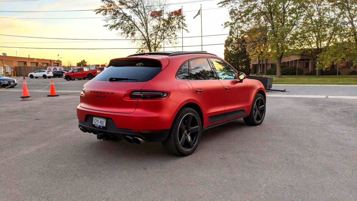 Porsche Macan GTS Iced Red Titanium - Concept Wraps