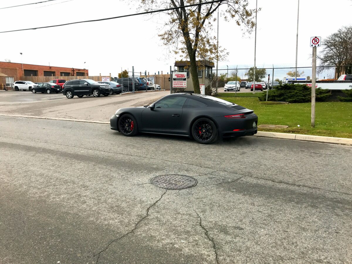 Porsche 911 GTS Matte Black - Concept Wraps