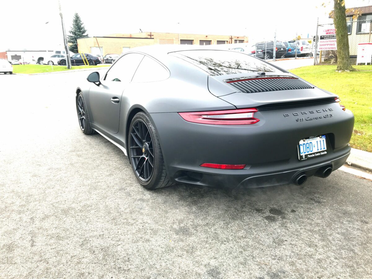 Porsche 911 GTS Matte Black - Concept Wraps