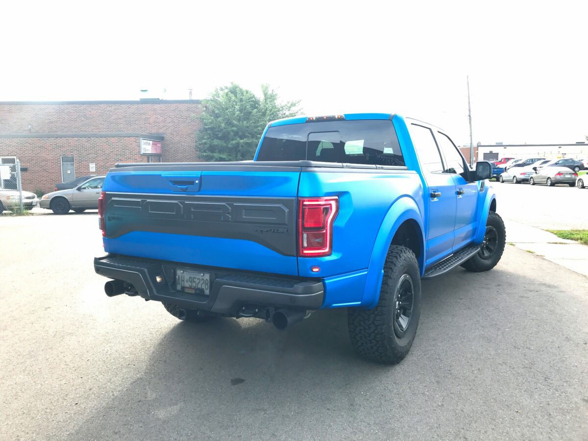 Ford Raptor Satin Perfect Blue - Concept Wraps