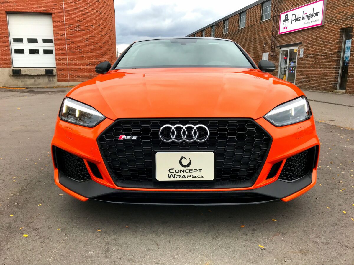 Audi RS5 Gloss Orange - Concept Wraps