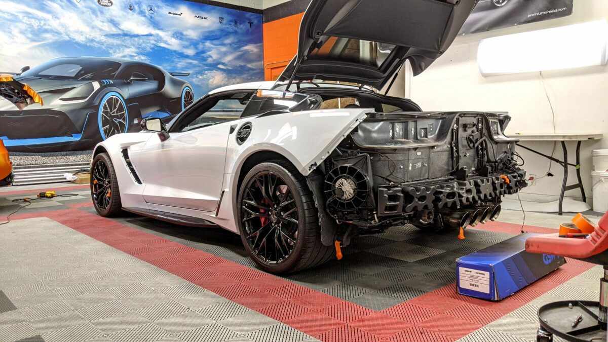 Corvette C7 Diamond Red - Concept Wraps