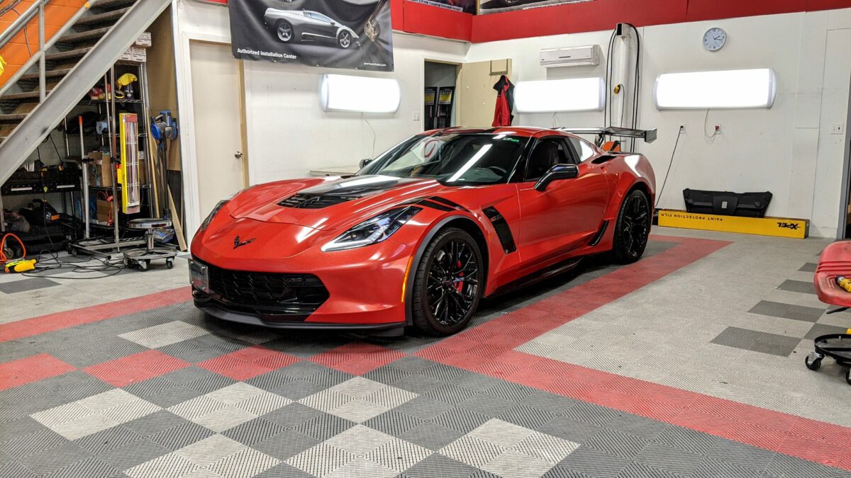 Corvette C7 Diamond Red - Concept Wraps