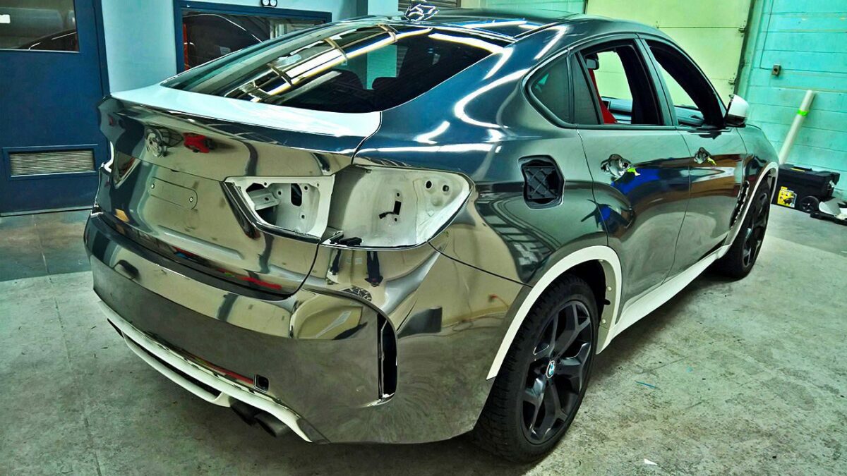 BMW X6M Black Chrome - Concept Wraps