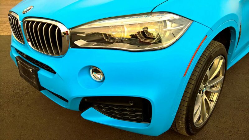 BMW X6 50i Matte Riviera Blue - Concept Wraps