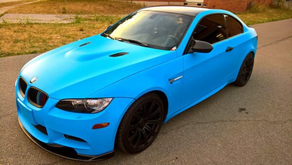 BMW M3 Matte Riviera Blue - Concept Wraps