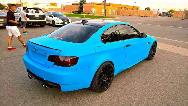 BMW M3 Matte Riviera Blue - Concept Wraps