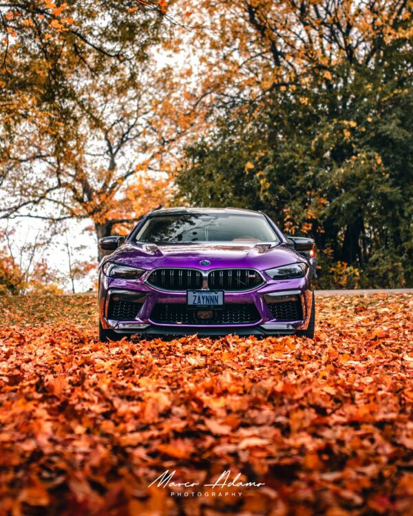 BMW M8 Competition Midnight Purple - Concept Wraps