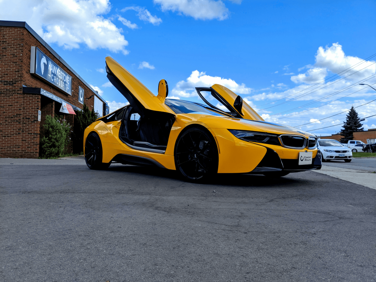 BMW I8 Yellow - Concept Wraps