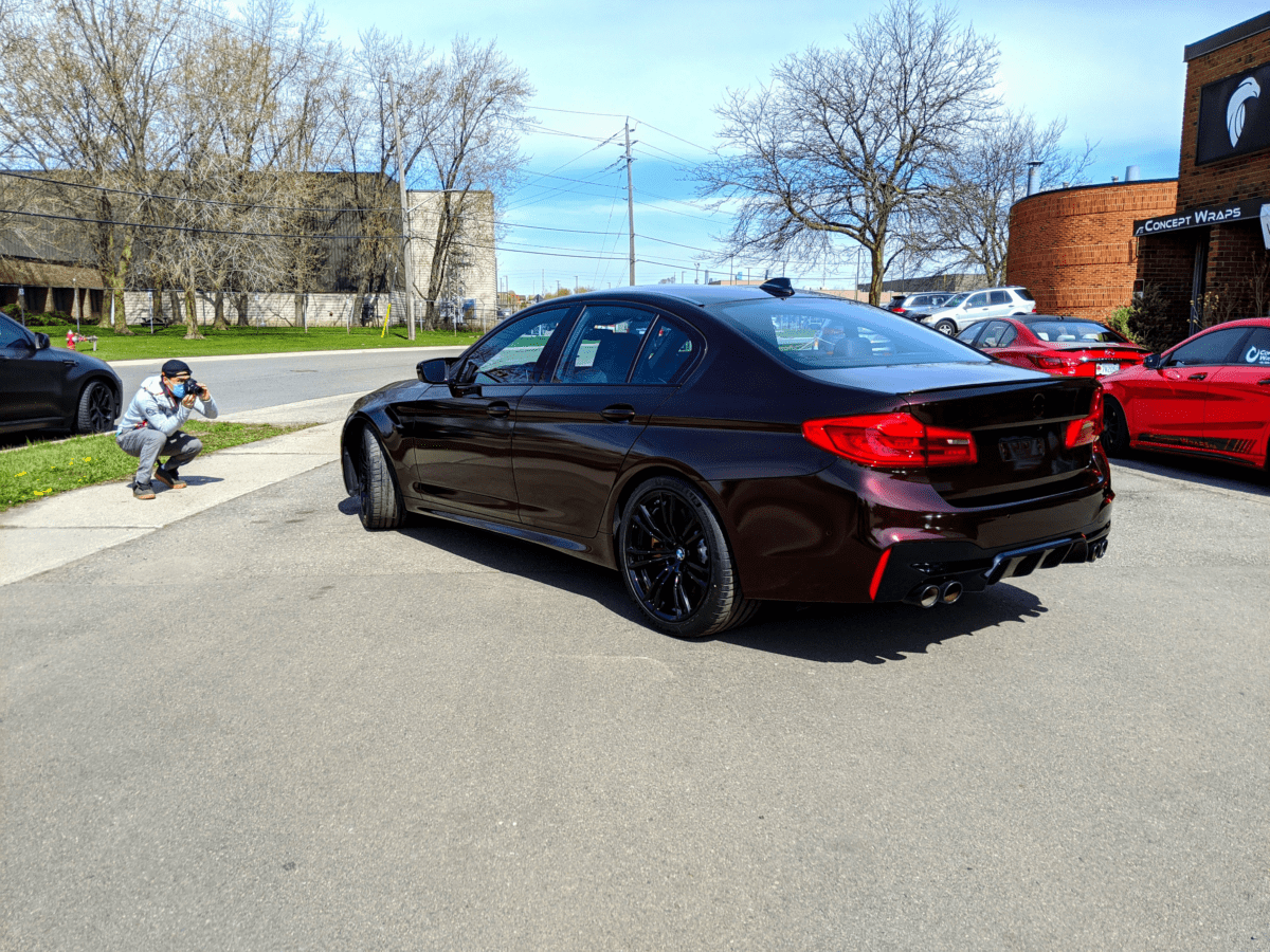 BMW M5 Rose Black - Concept Wraps