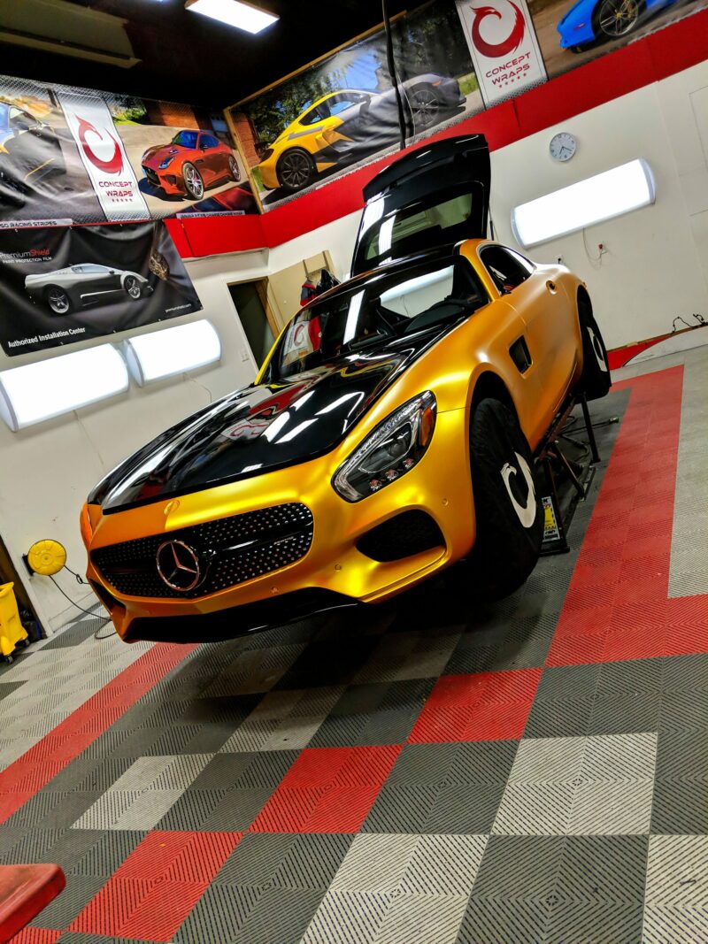 Mercedes-Benz AMG GTS Energetic Yellow - Concept Wraps