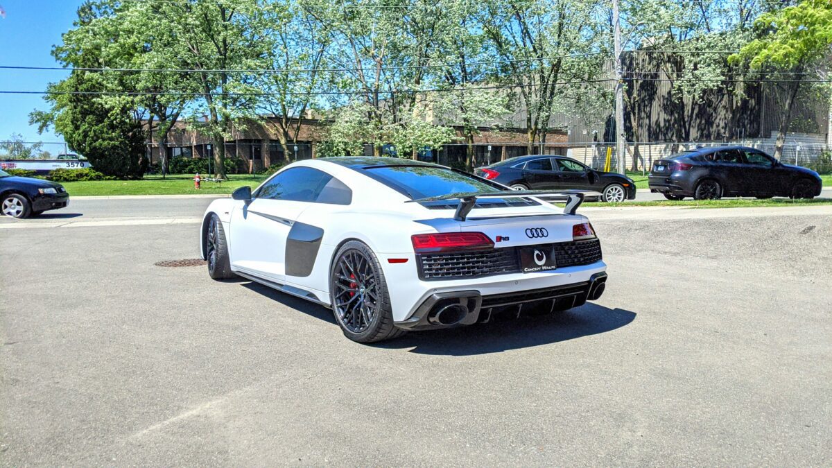 Audi R8 Satin White - Concept Wraps
