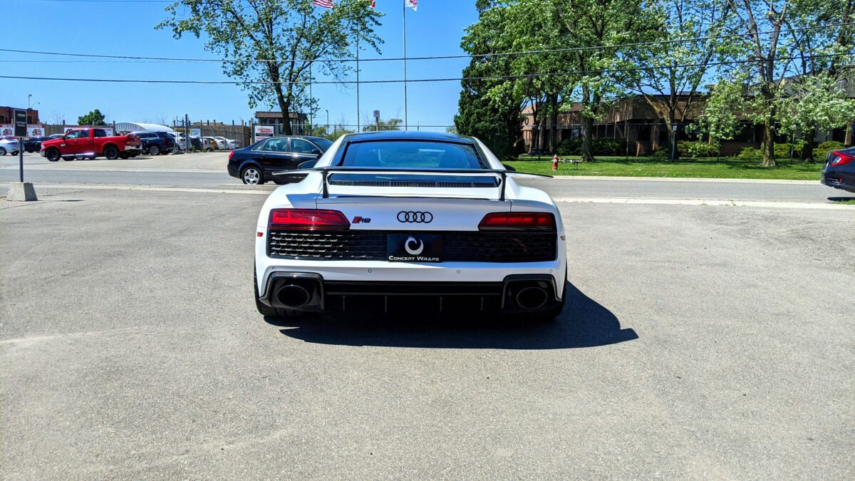 Audi R8 Satin White - Concept Wraps