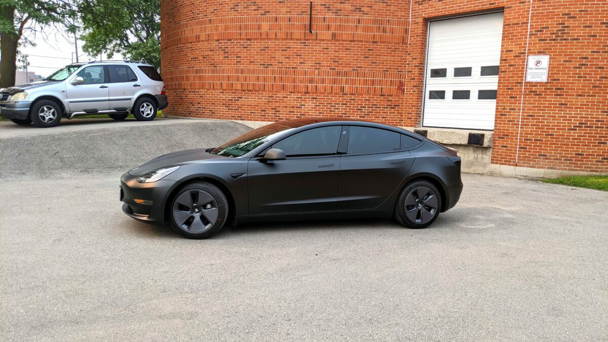 Tesla Model 3 Phantom Black - Concept Wraps