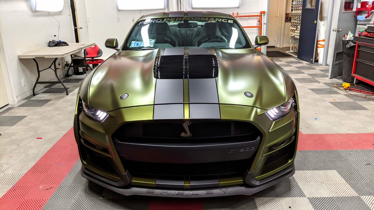 Ford Mustang Shelby Satin Hope Green - Concept Wraps