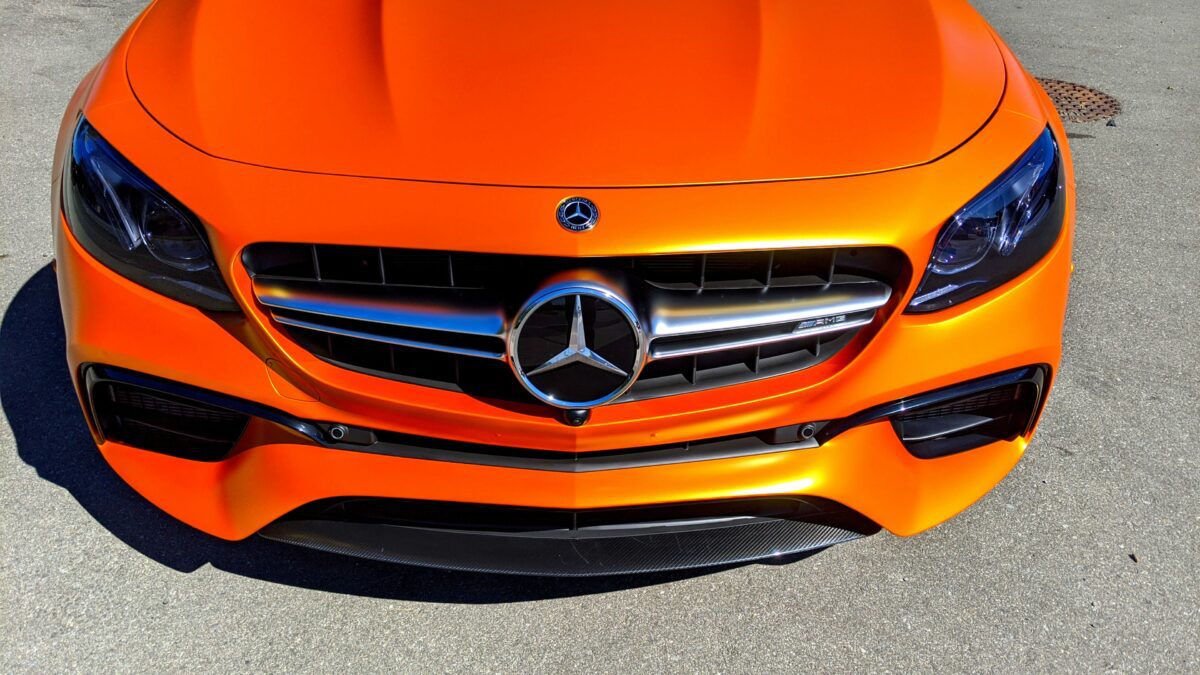 Mercedes-Benz E63s Stunning Orange - Concept Wraps